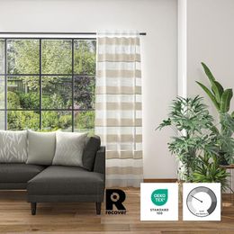 Neutex for you! Vorhang &raquo;Leila Eco&laquo; Multifunktionsband 1 Stk. tlg. grau Baumwolle, Polyester 245cm, Multifunktionsband, 144cm