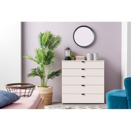 Home Affaire Sideboard &raquo;Duero&laquo; Kommode mit 5 Schubk&auml;sten, Breite 90 cm wei&szlig; Holzwerkstoff B/H/T: 90cm x 95cm x 40cm, 5 Stk.