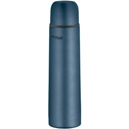 THERMOcaf&eacute; Isolierflasche &raquo;TC EVERYDAY, Edelstahlk&ouml;rper, sp&uuml;lmaschinenfest&laquo; mit Twist & Pour Lid und Trinkbecher (nicht isoliert) blau Edelstahl, 