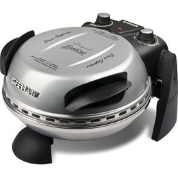 G3FERRARI Pizzaofen &raquo;Delizia G1000606 silber inkl. Pizzaschaufel + Rezeptheft&laquo; bis 400 &deg;C mit Pizzastein &ndash; die Ikone unter den Pizza&ouml;fen silber 