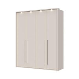 Places of Style Dreht&uuml;renschrank &raquo;Opera mit oder ohne Kranz inkl. LED-Beleuchtung, B: 92,137 oder 182 cm&laquo; UV lackiert, Soft Close Funktion, 
