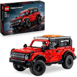 Lego Konstruktionsspielsteine &raquo;Ford Bronco Offroader (42213), Lego Technic&laquo; Made in Europe rot Einheitsgr&ouml;&szlig;e Konstruktionsspielsteine