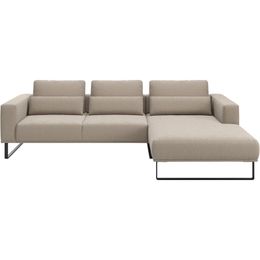 Musterring Ecksofa &raquo;JUSTB! PM100, stilvoller Lounge-Komfort von &laquo; Kollektion Bettina Zimmermann, optionaler Sitzvorzug & Fu&szlig;-Auswahl beige 85% Polyester, 15% 