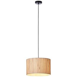 Brilliant Pendelleuchte &raquo;Wimea&laquo; E27 1 Stk. 35cm natur beige 1, &Oslash; 35cm H: 120cm, 1 Stk.