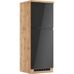 KOCHSTATION K&uuml;hlumbauschrank &raquo;KS-Virginia,neu in verbesserter Ausf&uuml;hrung&laquo; Stauraum, Softclose, Breite 60 cm, H&ouml;he 165 cm, Nische f&uuml;r K&uuml;hlschrank: B/H/