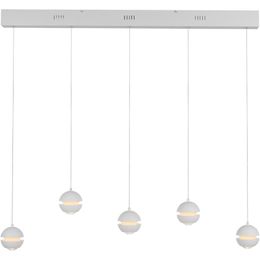 Sch&ouml;ner Wohnen Kollektion SCH&Ouml;NER WOHNEN-Kollektion LED Pendelleuchte &raquo;LINI&laquo; LED-Board 1 Stk. Warmwei&szlig; SCH&Ouml;NER WOHNEN Kollektion, 3-Stufen Dimmer, Comfort-Lift wei&szlig; 5, H: 22cm,