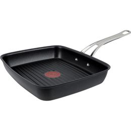 Tefal Grillpfanne &raquo;Jamie Oliver Cooks Classic&laquo; Aluminiumguss 1 Stk. tlg. Thermo-Signal, f&uuml;r alle Herdarten inkl. Induktion, 23x27 cm schwarz &Oslash; 30cm + H&ouml;he 