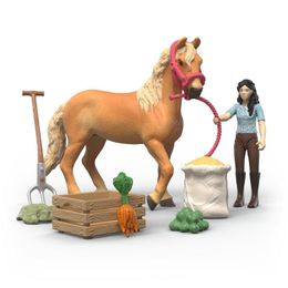 Schleich Spielwelt &raquo;HORSE CLUB, Emily's Pflege Set (42797)&laquo; braun Kunststoff Einheitsgr&ouml;&szlig;e
