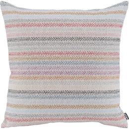 HOCK Dekokissen &raquo;Ida&laquo; mit filigranem Muster, Kissenh&uuml;lle mit F&uuml;llung, 1 St&uuml;ck bunt Baumwolle, Polyester B/L: 50cm x 50cm, 1 Stk.