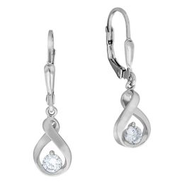 Firetti Damen Paar Ohrh&auml;nger &raquo;Schmuck Geschenk Silber 925 Ohrschmuck Patentbrisur Tropfen Glitzer&laquo; mit Zirkonia (synth.) silber Silber 925 (