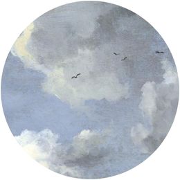 Komar Vliestapete &raquo;Vlies selbstklebend - Simply Sky - Gr&ouml;&szlig;e 125 x 125 cm&laquo; bedruckt glatt Wohnzimmer, Schlafzimmer blau Vlies B/L: 125m x 125m, Bahnen: 1 Stk