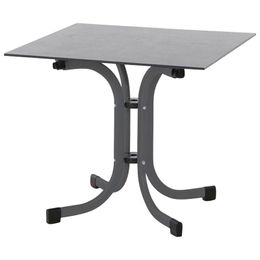 siena GARDEN Klapptisch &raquo;Sola&laquo; grau B/H/T: 80cm x 71cm x 80cm