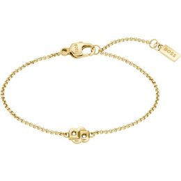 BOSS Damen BOSS Armkette &raquo;DOUBLE B PETIT&laquo; gold 16cm, Edelstahl
