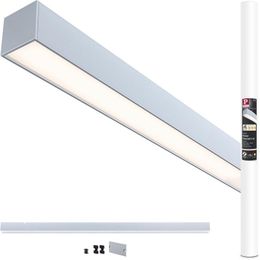 Paulmann Schienensystem-Leuchten &raquo;Linion Einspeisung Zigbee 3.0 Power Channel 1m&laquo; LED-Modul 1 Stk. Warmwei&szlig; Smart Home grau H: 4cm, 1 Stk.