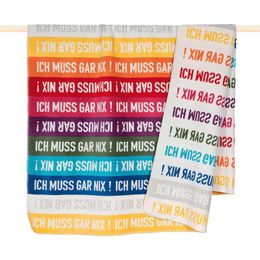 Pad Wohndecke &raquo;Nix&laquo; Made in Europe, Wendefunktion, gesteift, mit Schriftzug, 150x200 cm Obermaterial: 60% Baumwolle, 40% Polyacryl B/L: 150cm x 200cm