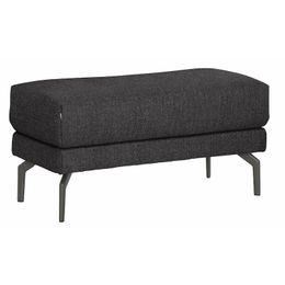 Creation BY ROLF BENZ Hockerbank &raquo;CR.450, Sitzbank&laquo; Alugussf&uuml;&szlig;e in umbragrau braun Flachgewebe VICTORIA (41% Polyacryl 38% Polyester 21% Baumwolle) B/