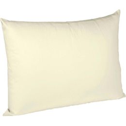 Fleuresse Kissenbezug &raquo;Colours Mako Satin, 100% Baumwolle, mit Rei&szlig;verschluss&laquo; Mako Satin, gl&auml;nzend, glatt, Premium Qualit&auml;t beige Mako-Satin, Mako-