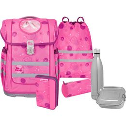 McNeill Damen McNeill Schulranzen &raquo;Ergo Compacto, Pinky&laquo; reflektierende Streifen auf den Schultergurten;retroreflektierende Fl&auml;chen inkl. 