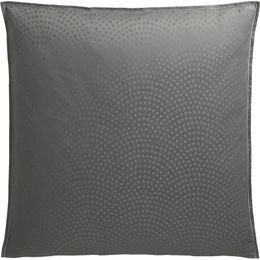 Elegante Bettw&auml;sche &raquo;Air&laquo; 2 Stk. angenehmes Hautgef&uuml;hl grau Mako-Satin, Obermaterial: 100% Baumwolle B/L: 135cm x 200cm, 1 Stk., 1 Stk., Mako-Satin, B/L: 80cm 