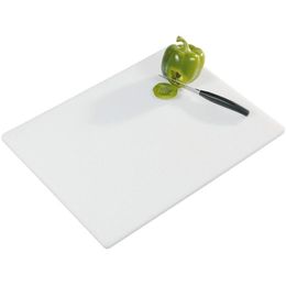 Kesper Tranchierbrett &raquo;Profi-Schneidebrett&laquo; 1,2cm stark wei&szlig; Kunststoff B/H/L: 38cm x 1,2cm x 50cm