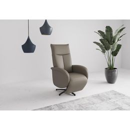 Sit & More sit&more TV-Sessel &raquo;Juma, inkl. Drehfunktion & Kopfteilverstellung&laquo; H&ouml;he Armlehne 62 cm, wahlweise mit Aufstehhilfe, 2 Motoren und Akku beige Leder,