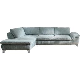 Die PlanBar Ecksofa &raquo;Ottomane MP-IN14007 L-Form, Breite 306 cm&laquo; wahlweise mit Schlaffunktion und verstellbaren Kopfst&uuml;tzen 100% Polyester B/H/T: 306cm