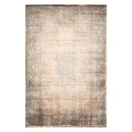 Kayoom Teppich &raquo;Gem 964&laquo; rechteckig 15 mm H&ouml;he Kurzflor, Vintage, Modernes Muster, Viskose, Fu&szlig;bodenheizungsgeeignet Viskose B : 140cm 1 Stk., 15mm, L: 200cm