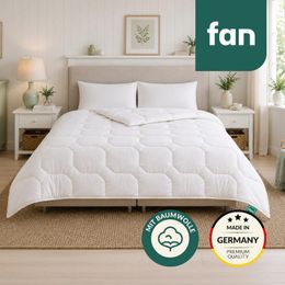 f.a.n. fan Baumwollbettdecke &raquo;Kansas, Bettdecken f&uuml;r Sommer und Winter, Decke&laquo; normal F&uuml;llung 100% Baumwolle 1 Stk. tlg. Bettdecke 135x200 cm, 155x220 cm und