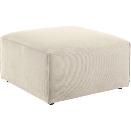 OTTO home Polsterhocker &raquo;N&ouml;re&laquo; Modul - zum Zusammenstellen; in vielen Bezugsqualit&auml;ten und Farben beige 92% Polyester, 8% Polyamid B/H/T: 80cm x 46cm 