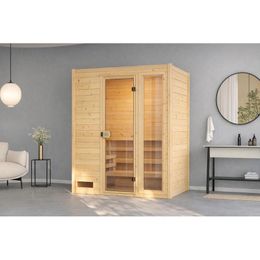 Weka Sauna &raquo;Valida&laquo; Set, 7,5 kW-Ofen mit digitaler Steuerung beige Saunaofen, externe Steuerung, 7,5 kW