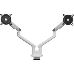 One For All Monitor-Halterung &raquo;Design Dual&laquo; bis 89 cm Zoll wei&szlig; Metall Die Platte, an der Ihr Monitor befestigt ist, verf&uuml;gt &uuml;ber eine weiche 