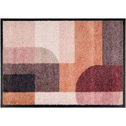 Sch&ouml;ner Wohnen Kollektion SCH&Ouml;NER WOHNEN-Kollektion Fu&szlig;matte &raquo;Bellevue&laquo; rechteckig 8 mm H&ouml;he T&uuml;rmatte, Schmutzfang, In und Outdoor, Sauberlauf, waschbar orange Kunstfaser B : 