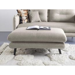 Home Affaire Polsterhocker &raquo;Lazio&laquo; passende Polsterecke erh&auml;ltlich grau B/H/T: 47cm x 77cm, Struktur fein