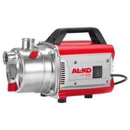 Al-Ko Gartenpumpe &raquo;Jet 3000 Inox Classic&laquo; 3.100 l/h max. F&ouml;rdermenge rot F&uuml;r die kraftvolle Bew&auml;sserung von Hof und Garten aus Brunnen, Zisterne oder 
