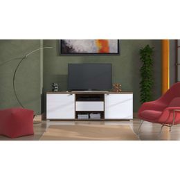 Home Affaire Lowboard &raquo;Grenoble TV-Lowboard, Breite 176 cm, TV-Schrank, TV-St&auml;nder&laquo; TV-Kommode in trendigen Farben, mit viel Stauraum B/H/T: 176cm x 