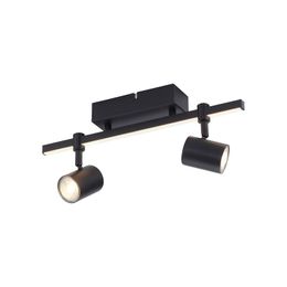 Paul Neuhaus Wandleuchte &raquo;BARIK&laquo; GU10 LED-Board 1 Stk. Warmwei&szlig; LED, separat steuerbar (Schalter) schwarz 3, 1 Stk.
