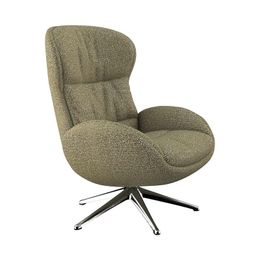 FLEXLUX Relaxsessel &raquo;Haze, hervorragender Komfort, Alu Fu&szlig;, organisches Design, ergonomisch&laquo; Fernsehsessel, R&uuml;ckenteilverstellung, drehbar, Fu&szlig; Alu 