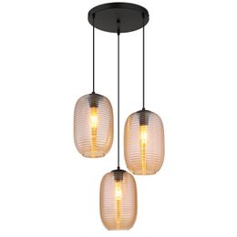 Globo LIGHTING H&auml;ngeleuchte &raquo;JEFREY&laquo; E27 1 Stk. H&auml;ngelampe Esszimmer-Leuchte Esstischleuchte Wohnzimmer &Oslash; 47cm H: 120cm, 1 Stk.
