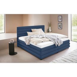 LeGer Home by Lena Gercke Polsterbett &raquo;Maylis&laquo; wahlweise mit und ohne Matratze und Lattenrost, auch in 200cm Breite blau 100% Polyester Liegefl&auml;che 