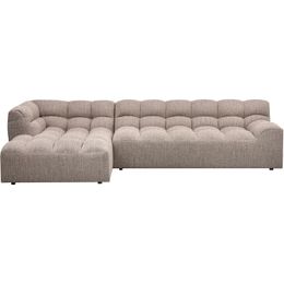 Woood Ecksofa &raquo;Allure grobem Webmuster, H 79 x B 324 x D 165 cm&laquo; Tragkraft 400 kg, Hohe Verschlei&szlig;festigkeit, Pfleiglicht beige B/H/T: 324cm x 79cm x 