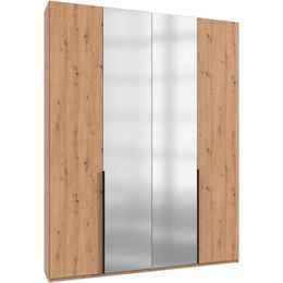 wimex Kleiderschrank &raquo;Mugano,in 5 Breiten,2 H&ouml;hen,2 Tiefen, viele Farben, Made in Germany&laquo; in Basic oder Premium Ausstattung, mit langen Griffen aus Metall,