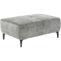 Jockenh&ouml;fer Hocker &raquo;Salo, B: 114 cm&laquo; im Retrolook mit Wellenunterfederung und frei im Raum stellbar grau Chenille: 100% Polyester B/H/T: 114cm x 46cm x 81cm, 