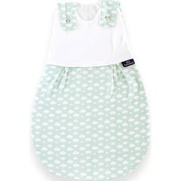 Tr&auml;umeland Babyschlafsack &raquo;Au&szlig;enschlafsack Wolke mint&laquo; gr&uuml;n Obermaterial: 100% Baumwolle 50/56, umlaufender Rei&szlig;verschluss