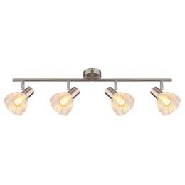 Globo LIGHTING Deckenspot &raquo;ZACHERY&laquo; E14 1 Stk. Strahler mit Chrom, Glas, schwenkbar 4, &Oslash; 10cm H: 19cm, 1 Stk.