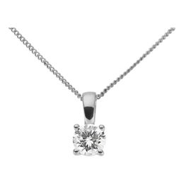 Firetti Damen Kettenanh&auml;nger &raquo;Schmuck Geschenk Gold 333 Halsschmuck Anh&auml;nger Solit&auml;r Lab Grown&laquo; mit Brillant 0,5 VS = sehr kleine Einschl&uuml;sse, 