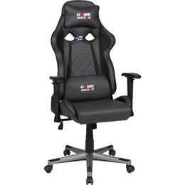 Duo Collection Gaming-Stuhl &raquo;Game-Rocker G-20&laquo; () schwarz B/H/T: 66cm x 128cm x 66cm, Kunstleder Netzstoff, Gaming-Chair
