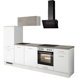 IMPULS K&Uuml;CHEN K&uuml;chenzeile &raquo;Lissabon, Ausrichtung w&auml;hlbar, Schubk&auml;sten mit Soft-Close&laquo; Set, vormontiert, in verschiedenen Farben erh&auml;ltlich, Breite 280