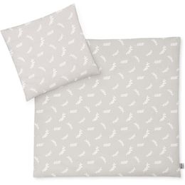 Julius Z&ouml;llner Kinderbettw&auml;sche &raquo;Twiggy&laquo; 2 Stk. beige Jersey, Obermaterial: 100% Baumwolle B/L: 80cm x 80cm, 1 Stk., 1 Stk., Jersey, B/L: 35cm x 40cm, 2 Stk.