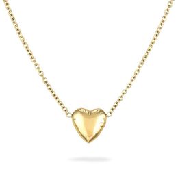 Copenhagen Studios Damen Kette mit Anh&auml;nger &raquo;Schmuck Geschenk Edelstahl Halskette Balloon Hearts&laquo; Edelstahl, L: 50 B: 1,7mm