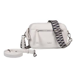 Gabor Damen Handtasche &raquo;Silena&laquo; Damen Umh&auml;ngetasche, Schultertasche mit stylischem Gurtband wei&szlig; B/H/T: 22cm x 15cm x 7cm